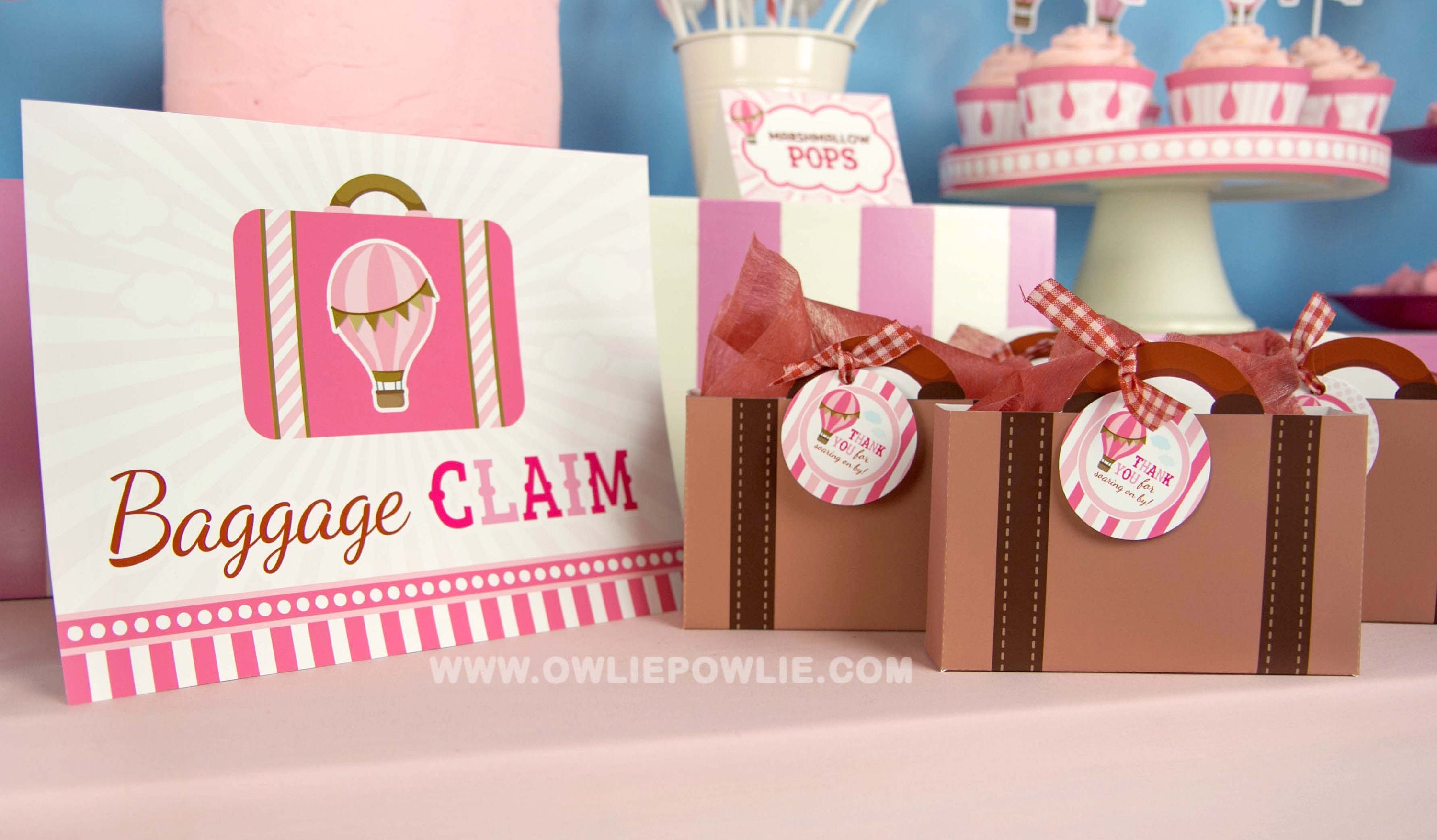 Hot Air Balloon BIRTHDAY Decorations EDITABLE Party Printable | Etsy