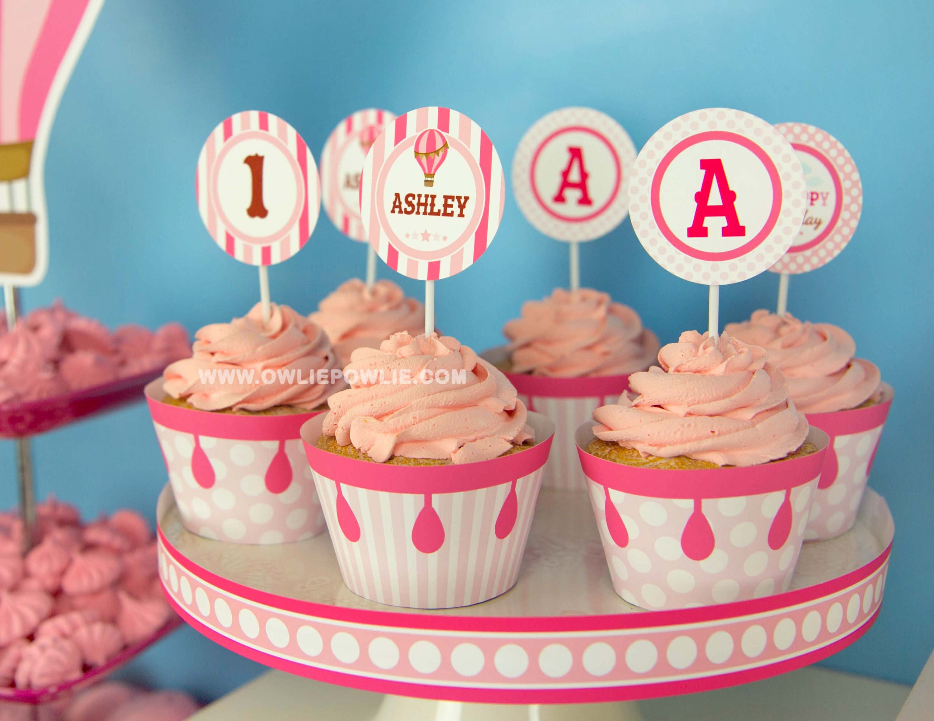 Hot Air Balloon BIRTHDAY Decorations EDITABLE Party Printable | Etsy