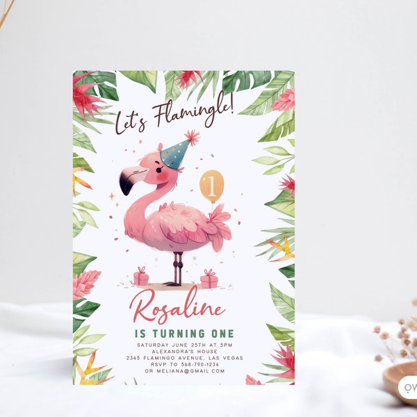 Flamingo Invites - Etsy