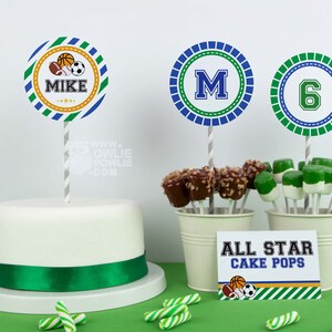 All Star Sports BIRTHDAY Party Printable Package & Invitation, All Star ...