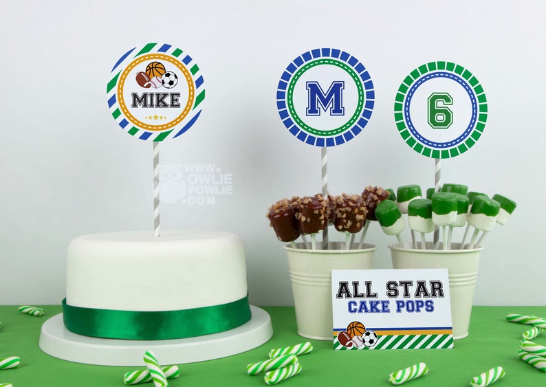 All Star Sports BIRTHDAY Party Printable Package & Invitation - Etsy