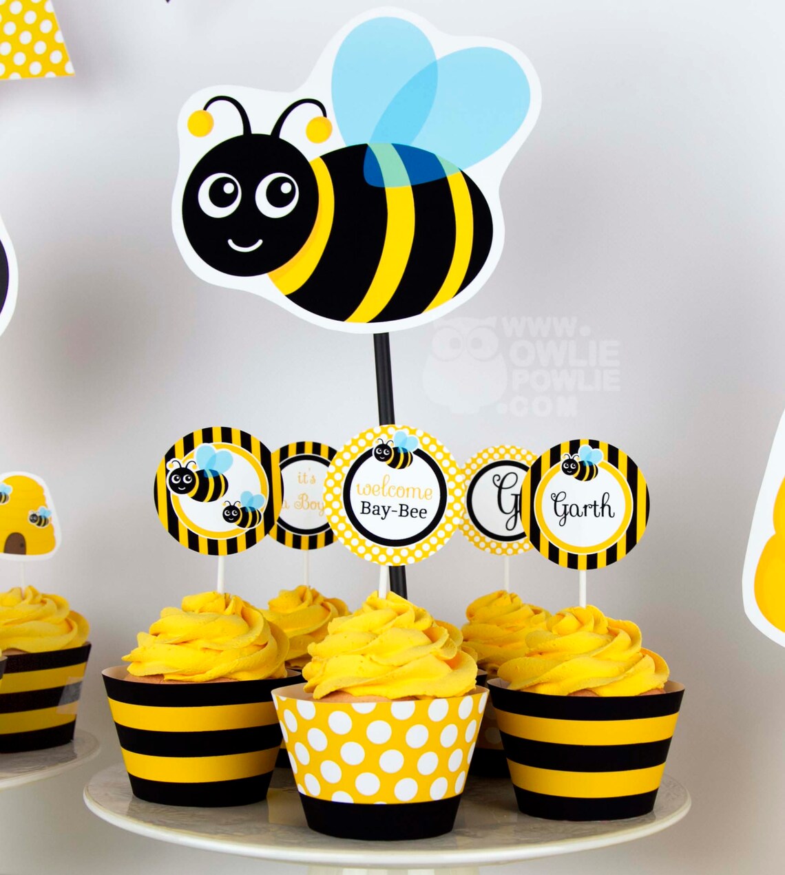 Bumble Bee BABY Shower Party Printable Package & Invitation | Etsy