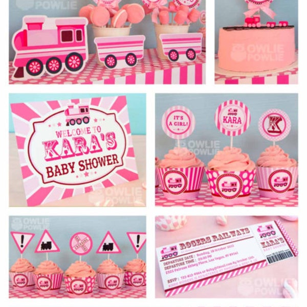 Pink Train - Etsy