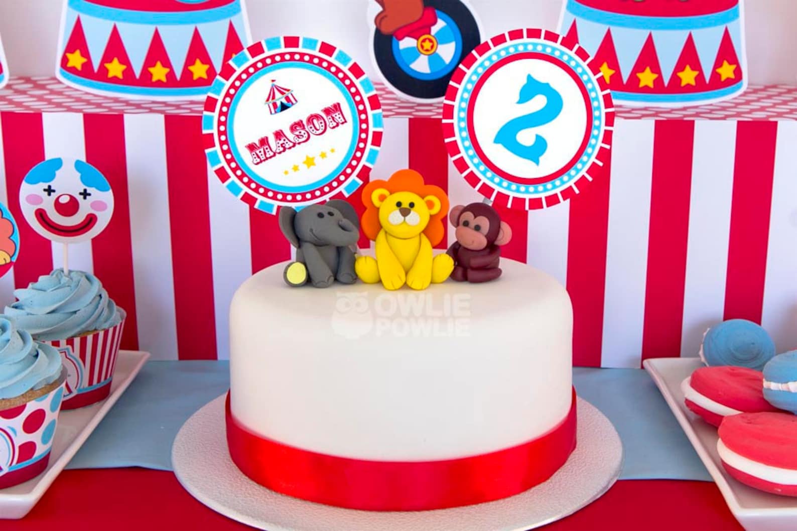Circus BIRTHDAY Party Printable Package & Invitation, Circus Party ...