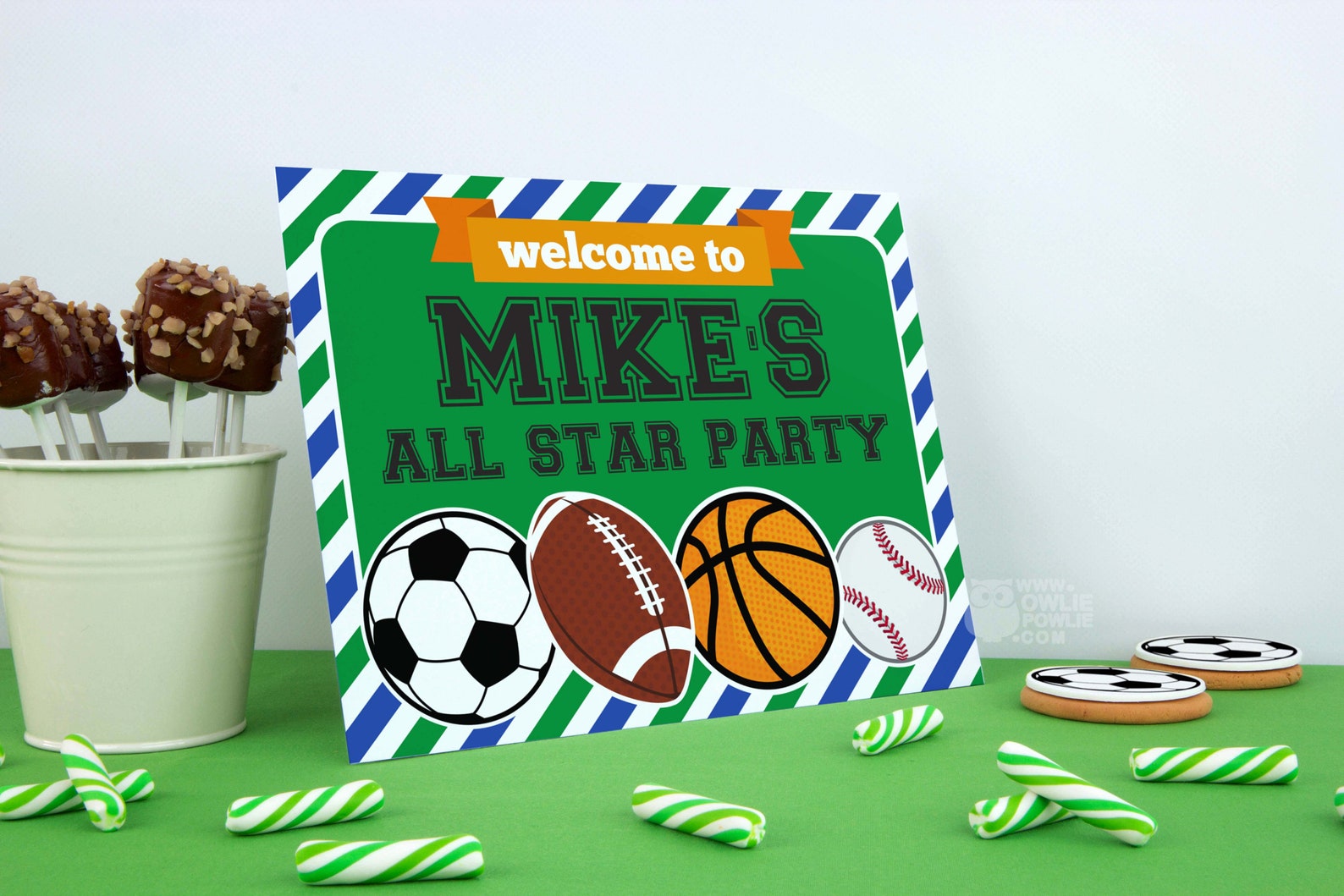 All Star Sports BIRTHDAY Party Printable Package & Invitation - Etsy