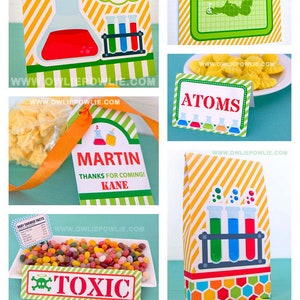 Science BABY Shower Party Printable Package & Invitation, Scientist ...