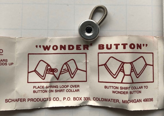 Original Wonder Button for Collar 80s NWT | Etsy