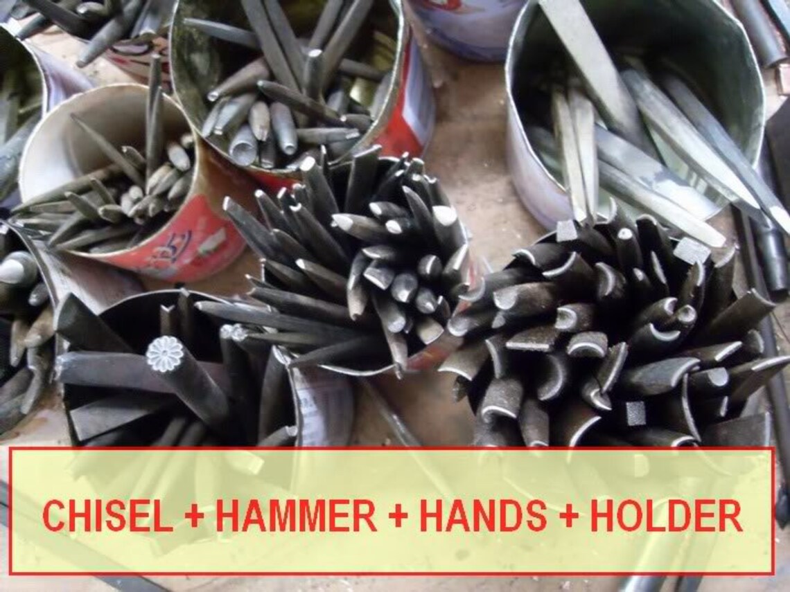 Chisels, Engraving, Chasing Repousse Works, Tools, Texturing Metal ...