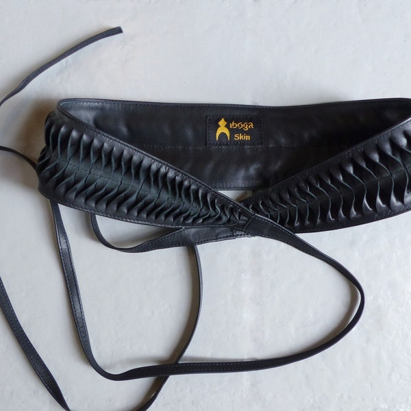 Black Obi Belt - Etsy