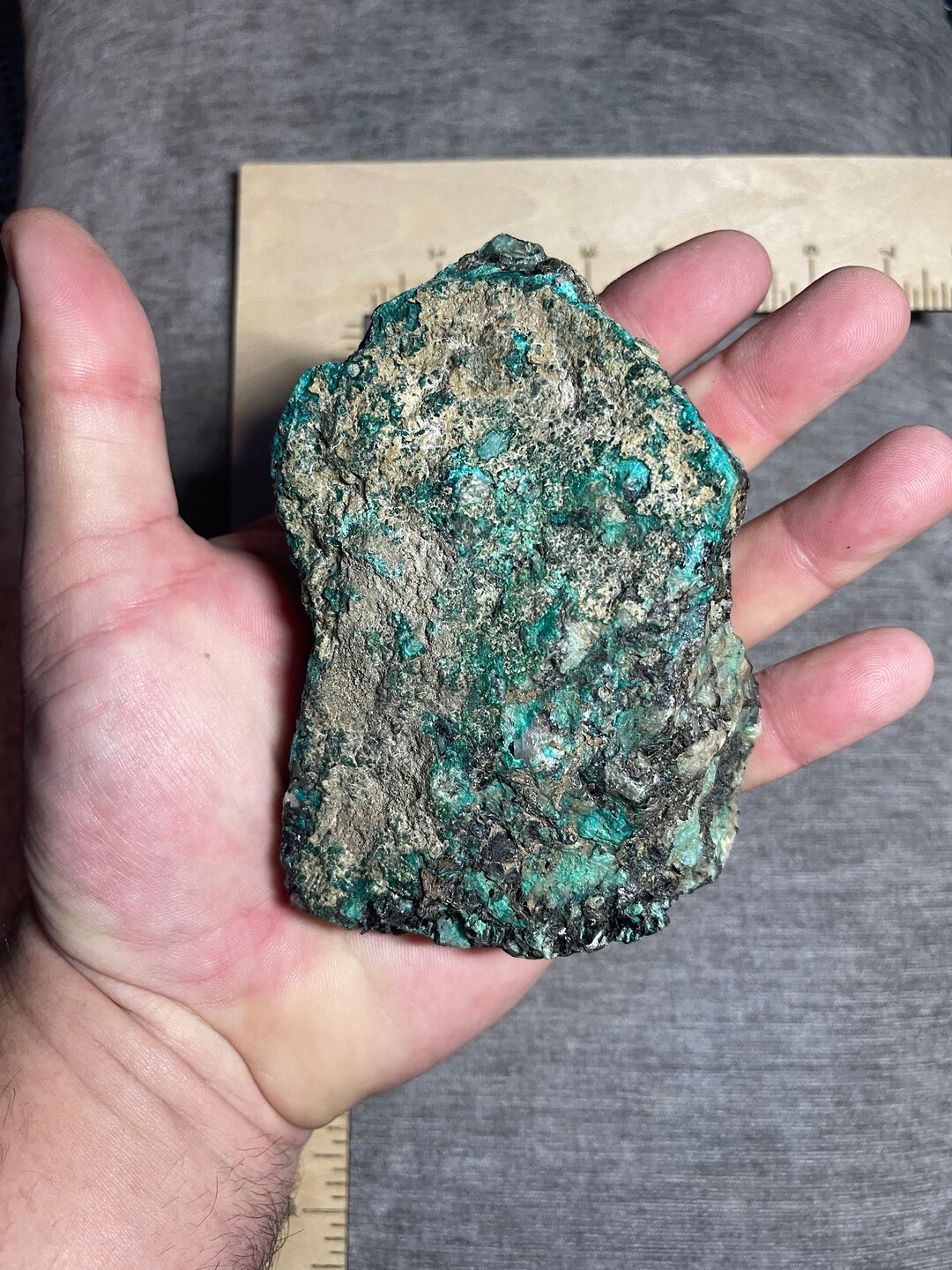 Large Chrysocolla With Matrix From Namibia Africa! Gorgeous Teal Colors ...