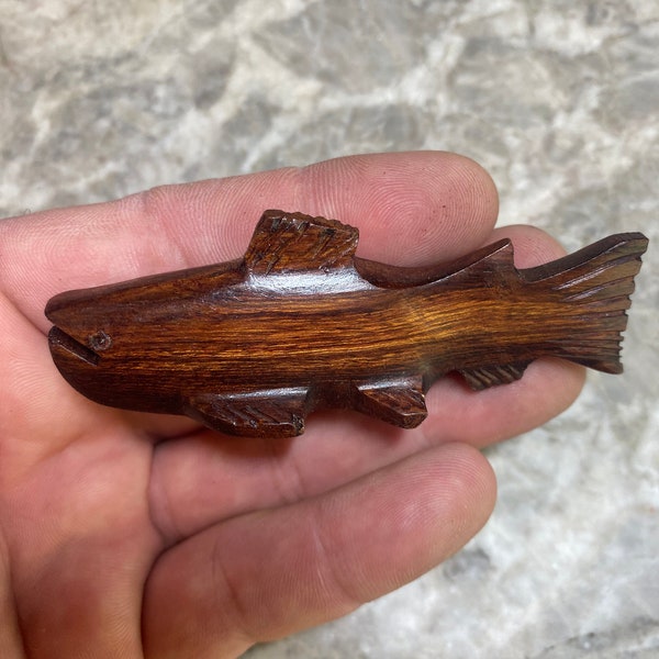 Salmon Wood Carving - Etsy
