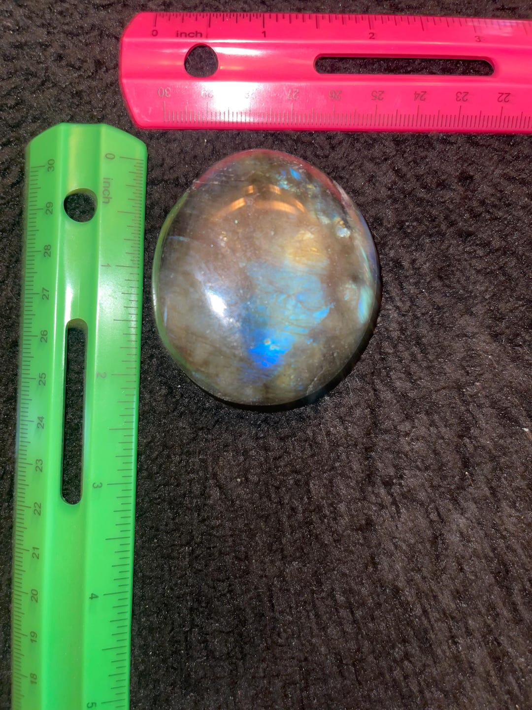 Extra Large Labradorite Palm Stone – Intuition, Transformation ...