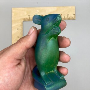 Rat / Mouse Painted Wood Carving From Bali, Indonesia 4 - Etsy