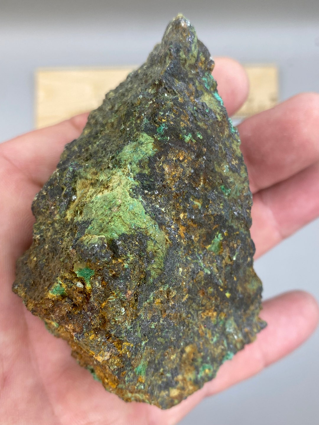 Malachite Mixed With Host Rock From Africa! Cool Specimen! - Etsy