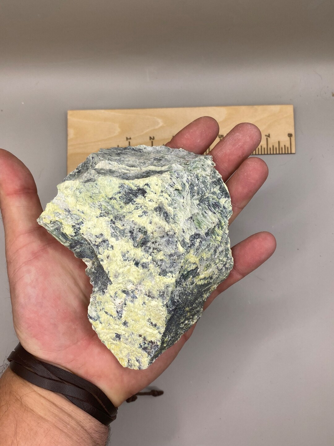 Serpentine and Antigorite - Beautiful Light Green and White - Etsy