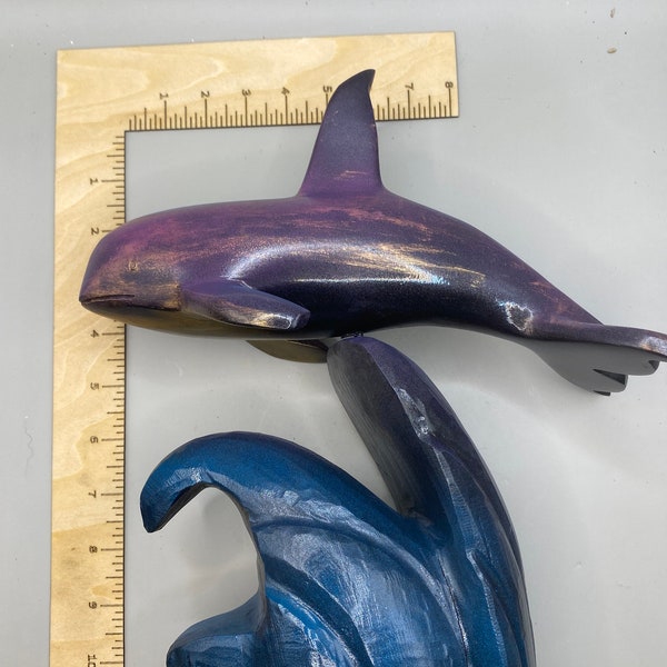 Orca Wood Carving - Etsy