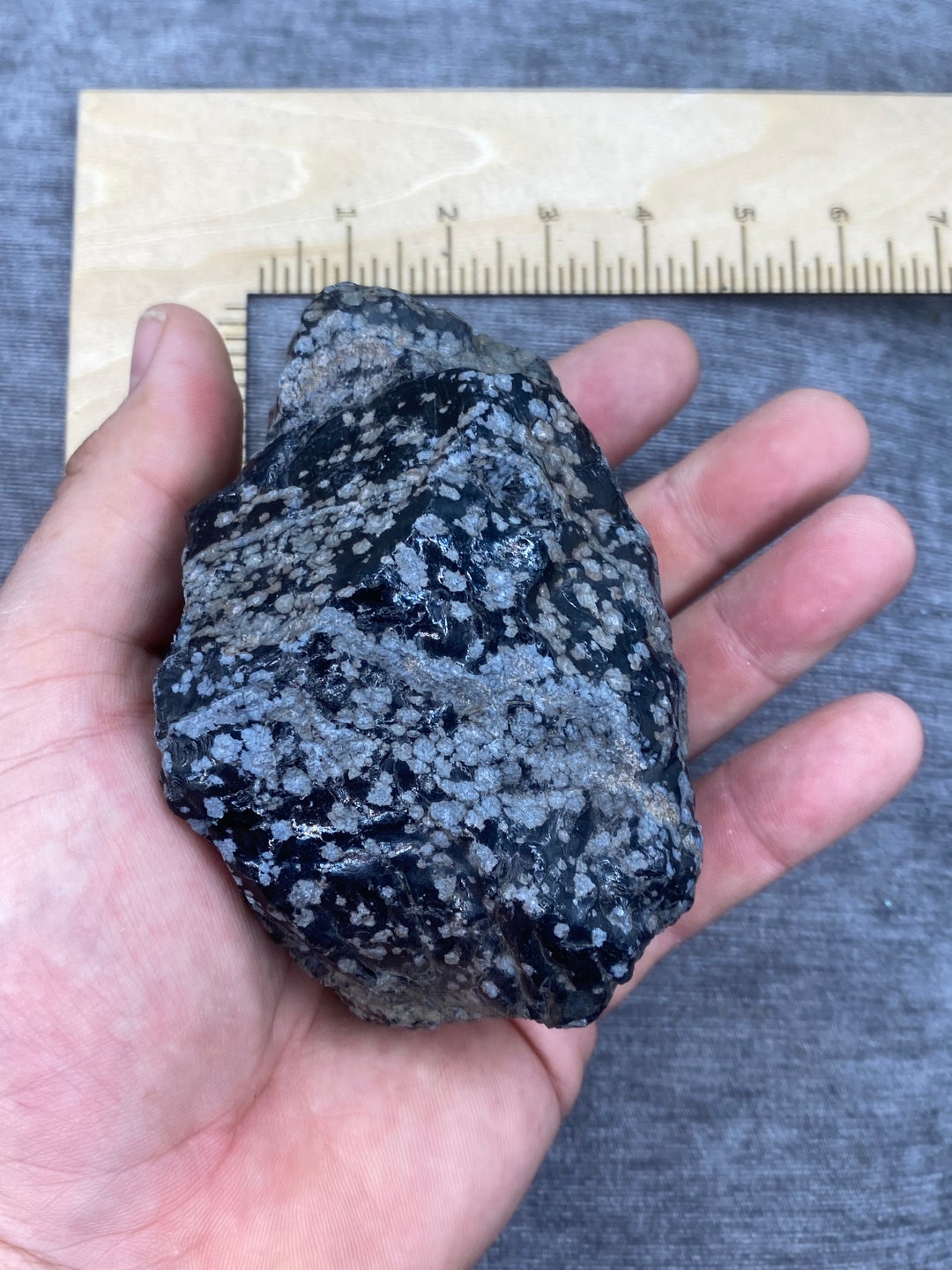 Rough Snowflake Obsidian! Large Size and Great Price! - Etsy