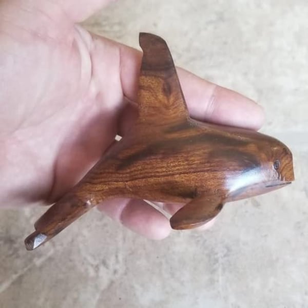 Orca Wood Carving - Etsy