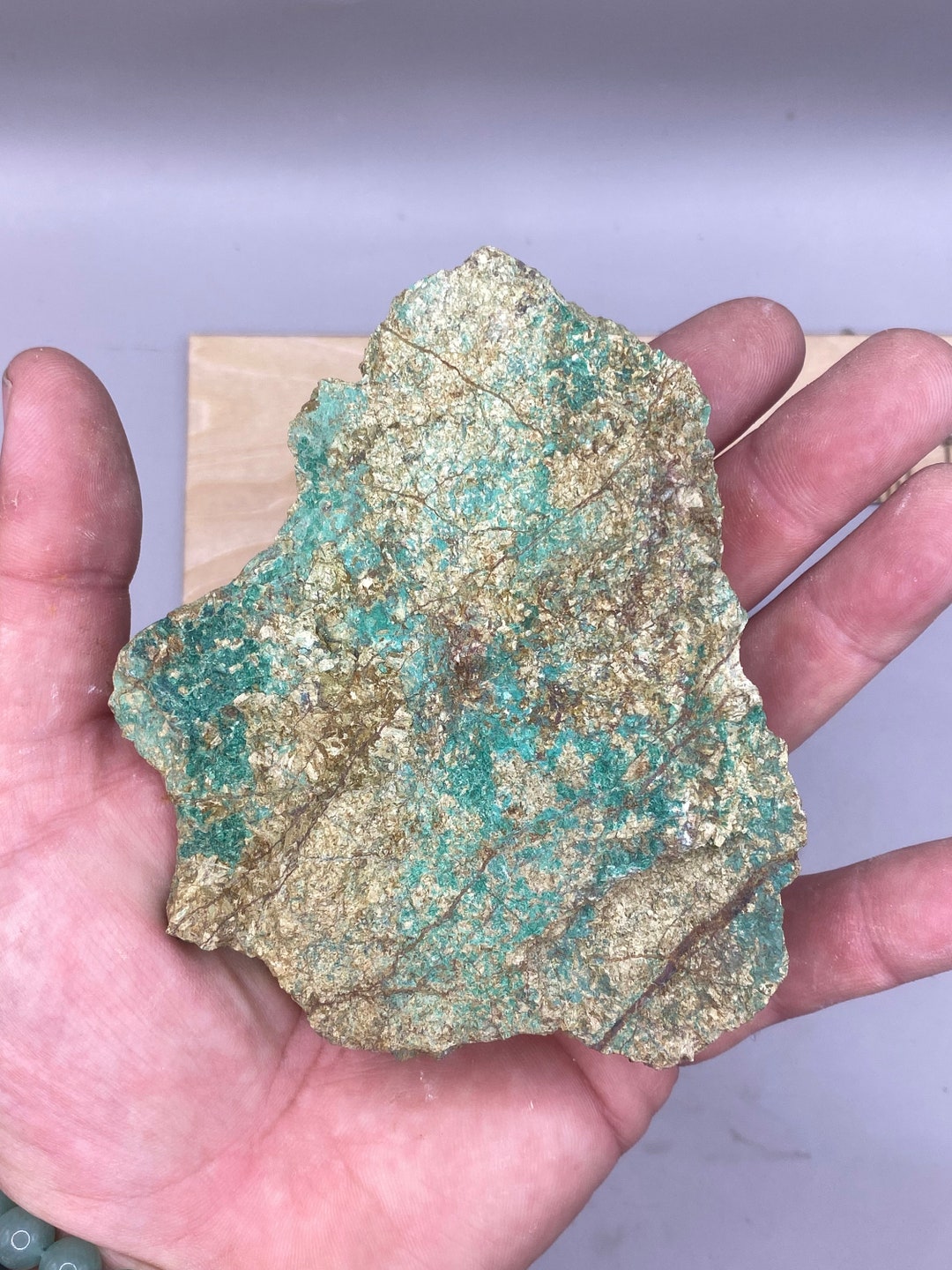 Gorgeous Soft Blue/ Green Colors - Chrysocolla Specimen! #2 - Etsy