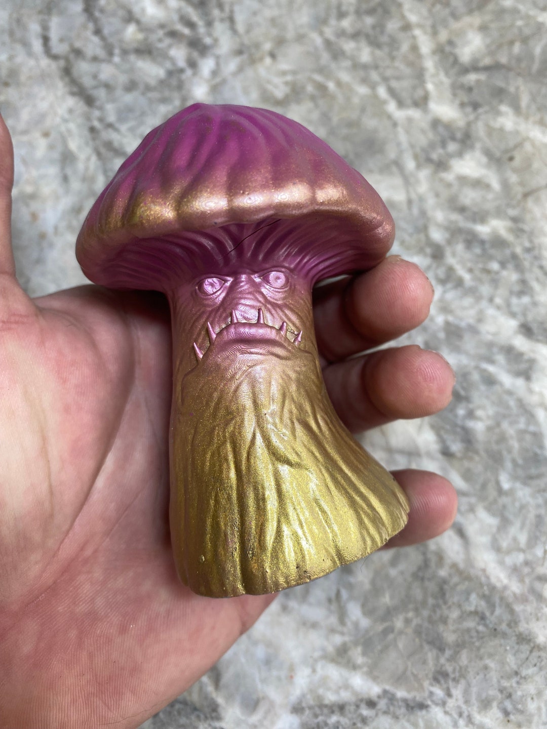 Grumpy Mushroom Resin Sculpture 4 - Etsy