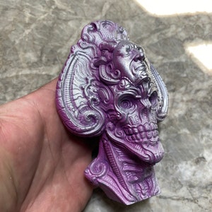 Aztec Skeletal Machine Warrior Bust - Resin Sculpture - 5" - Etsy