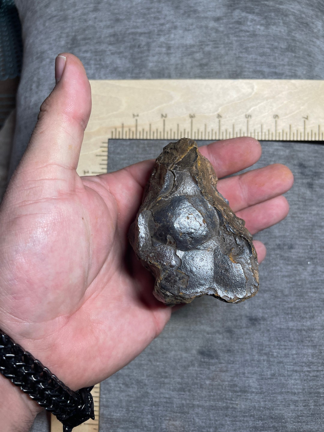 Extra Large Heavy Natural Botryoidal Hematite Specimen From Morocco ...