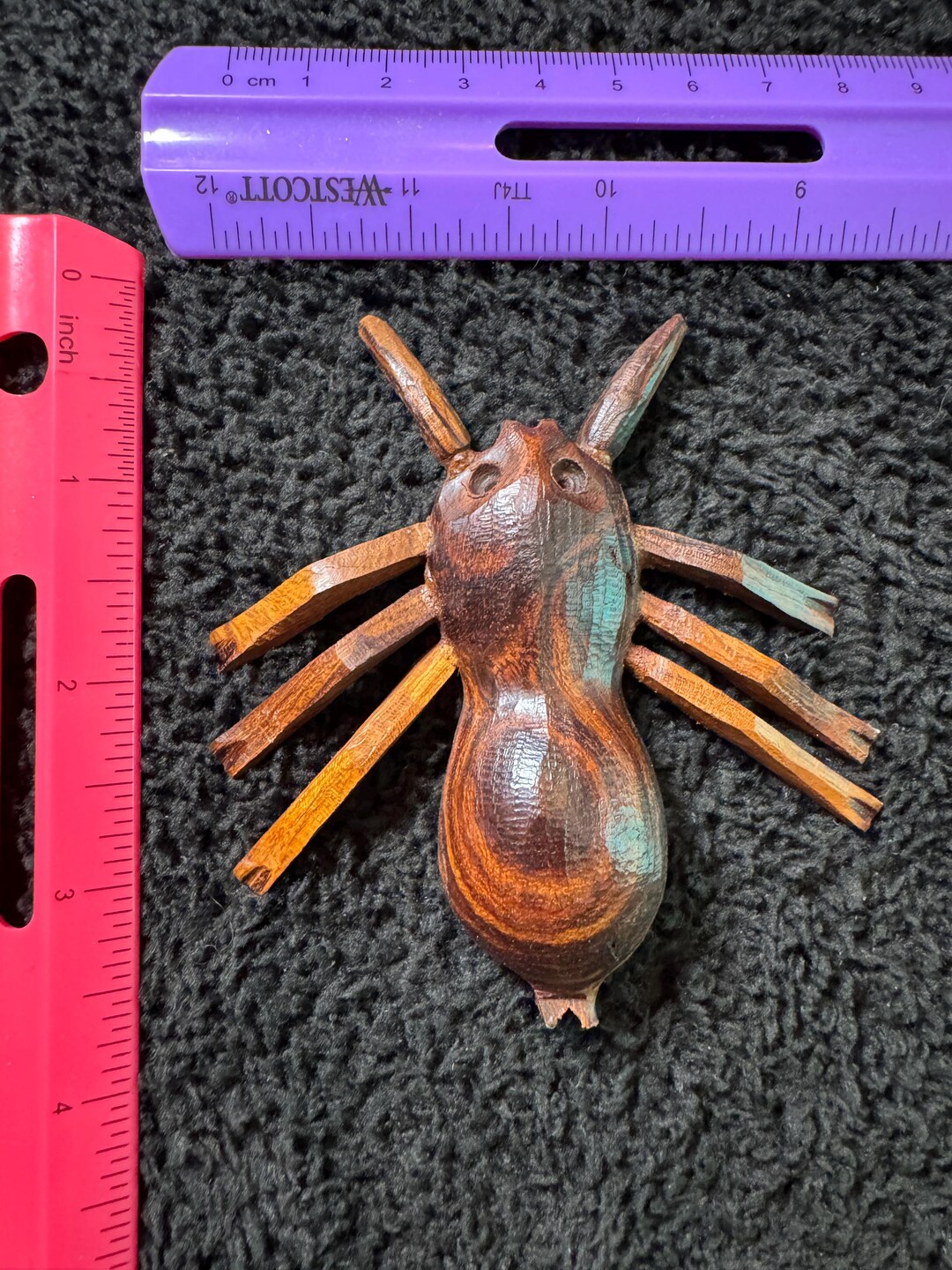 Ironwood Spider Wood Carving - Hand-carved by Arizona Art 4" (you Will ...
