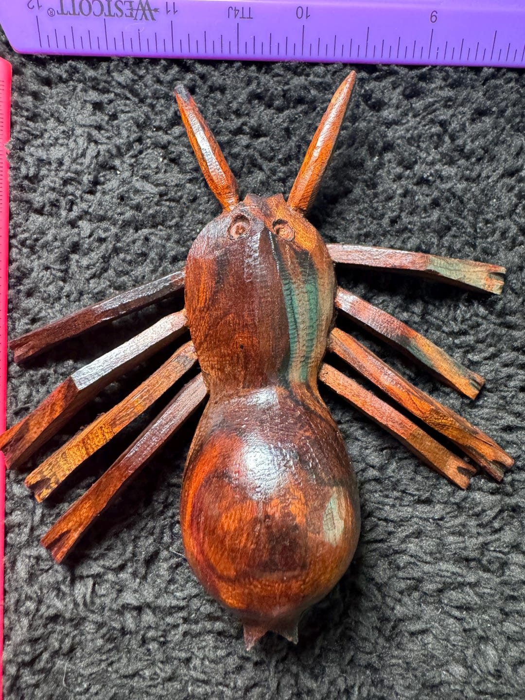 Ironwood Spider Wood Carving - Hand-carved by Arizona Art 4" (you Will ...