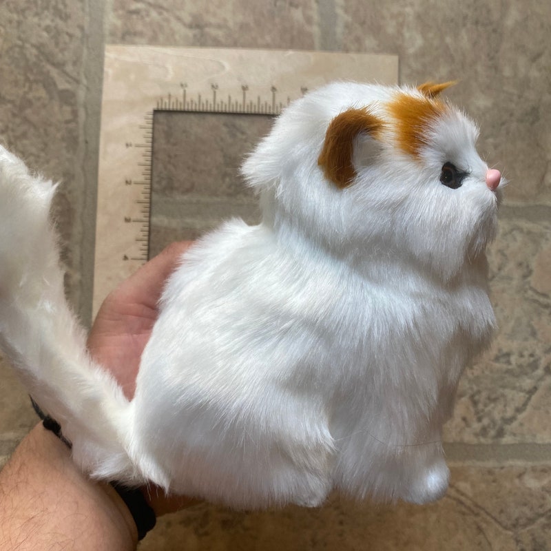Simulation Cat Plush - Etsy