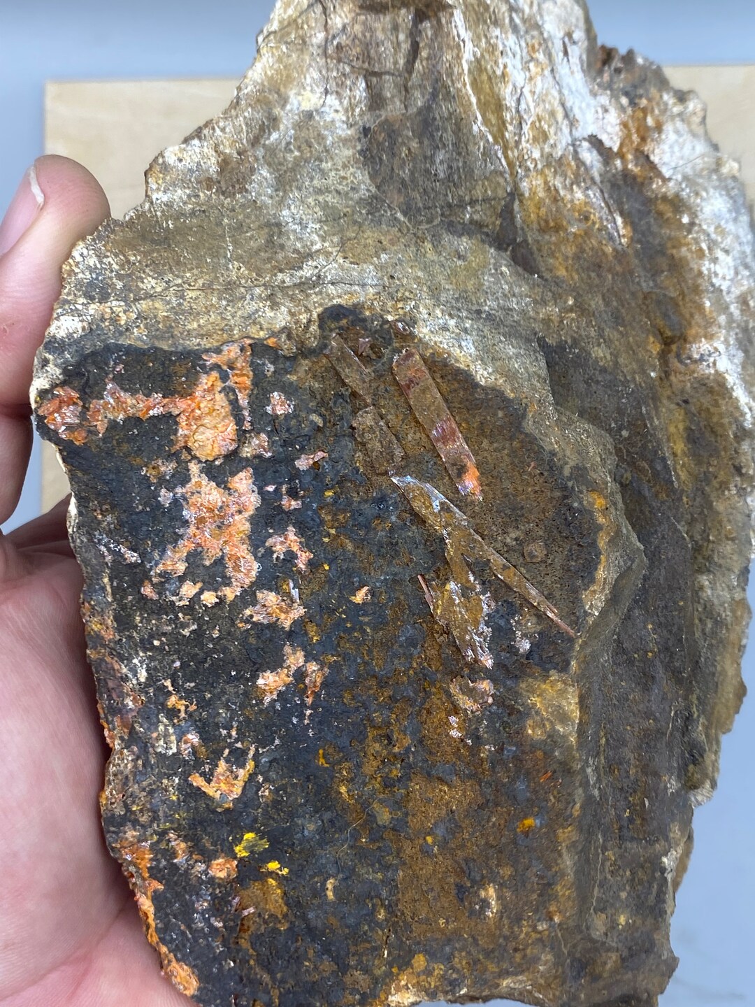 HUGE Crocoite Specimen From Tasmania! Crazy Price! Nice Crystals - Etsy