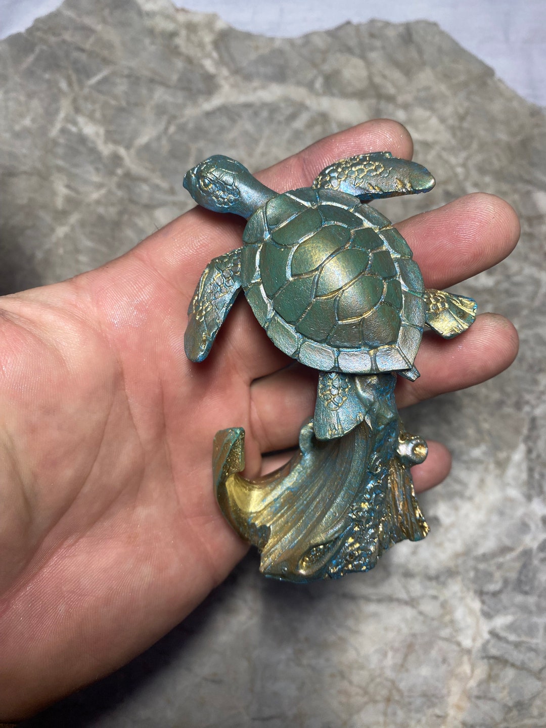 Metallic Signature Series - Sea Turtle - 4" - Etsy