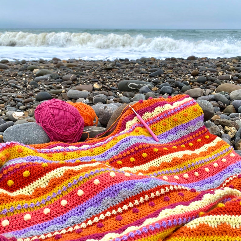 Late Summer Sunsets Blanket - Etsy