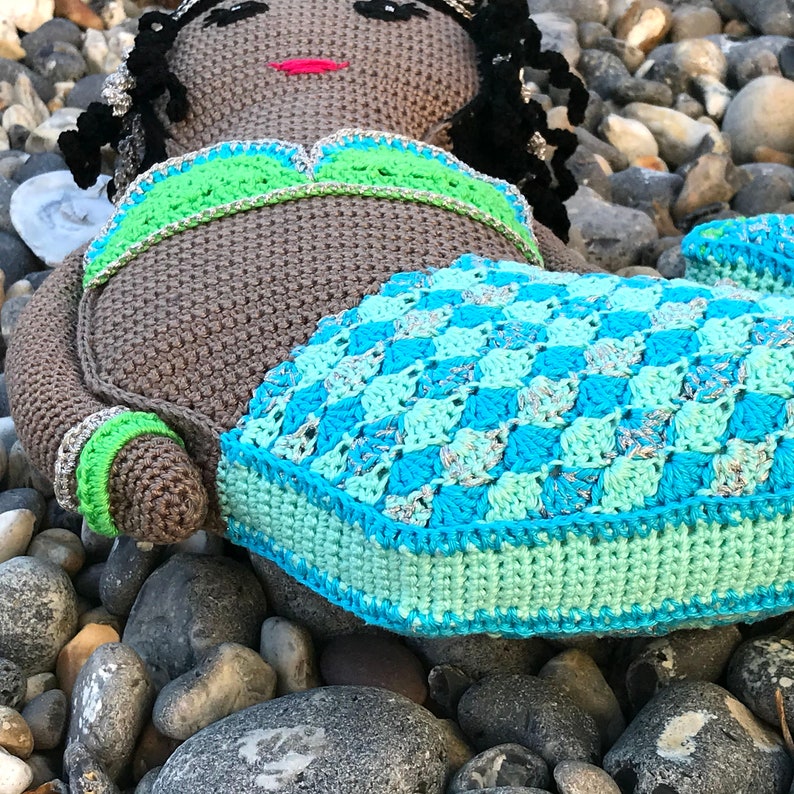 Marilla the Mermaid Crochet Pattern for Cushion or Doll - Etsy