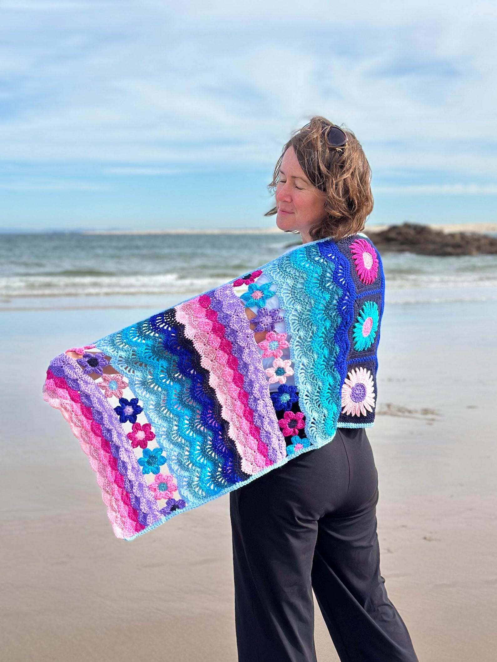 Enchanted Coast Wrap Digital Crochet Pattern - Etsy