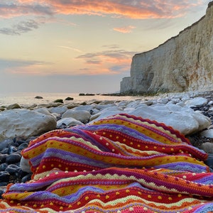 Late Summer Sunsets Blanket - Etsy