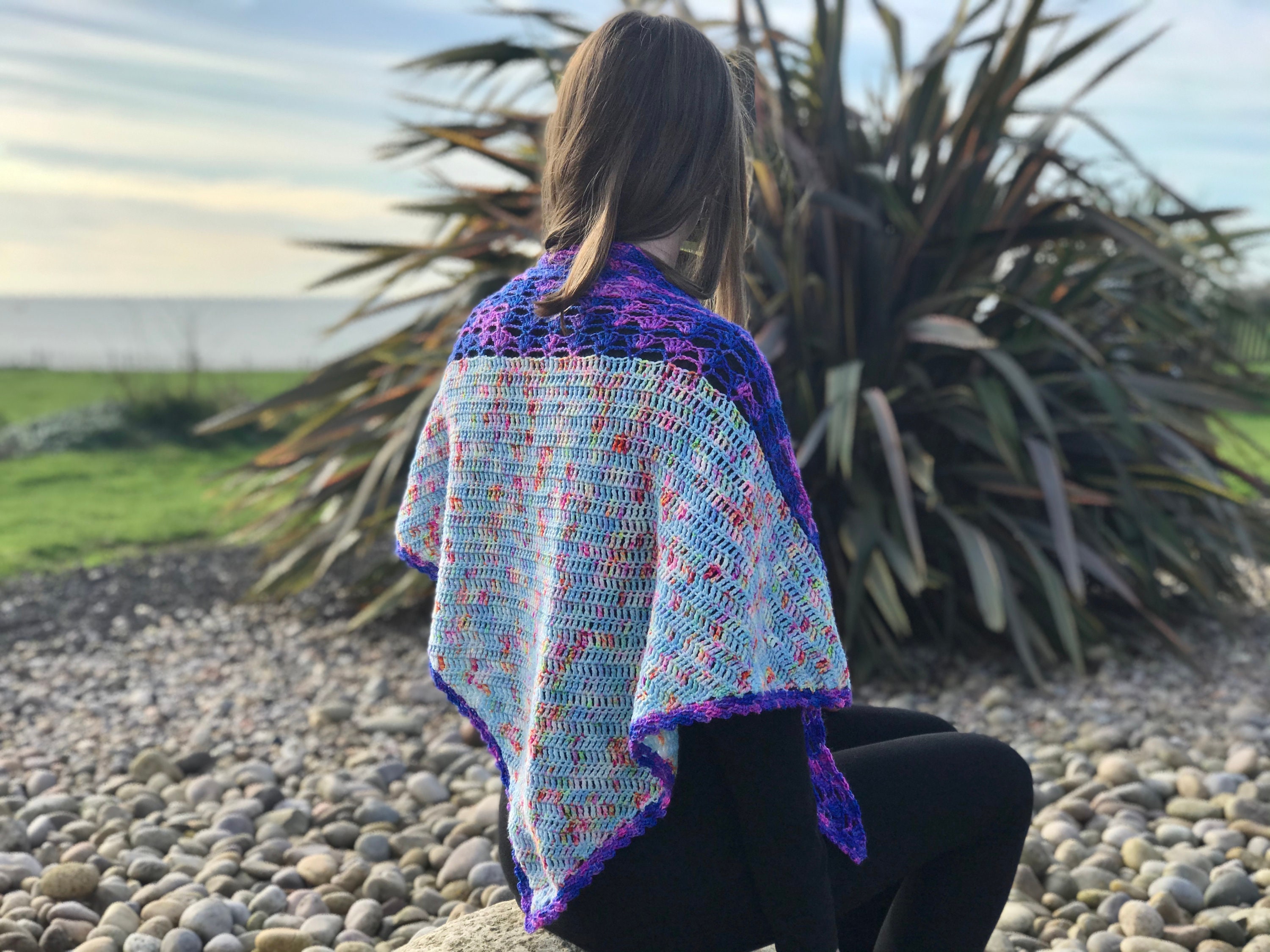 Coastal Tracks Shawl - Etsy UK