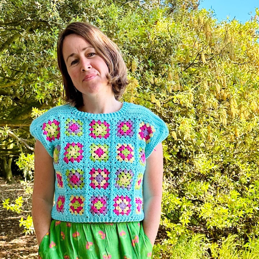 Crochet Granny Square Top - Etsy