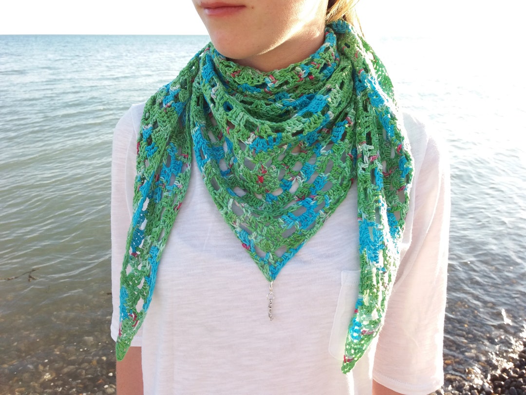 Pattern for 'sea Thrift' Filet Crochet Shawl - Etsy
