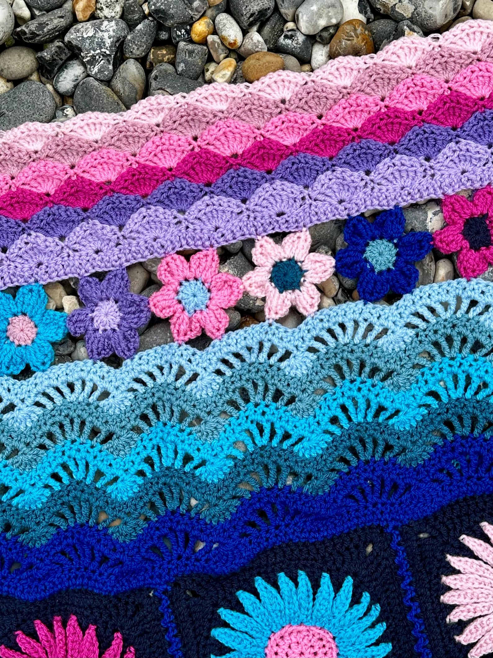 Enchanted Coast Wrap Digital Crochet Pattern - Etsy