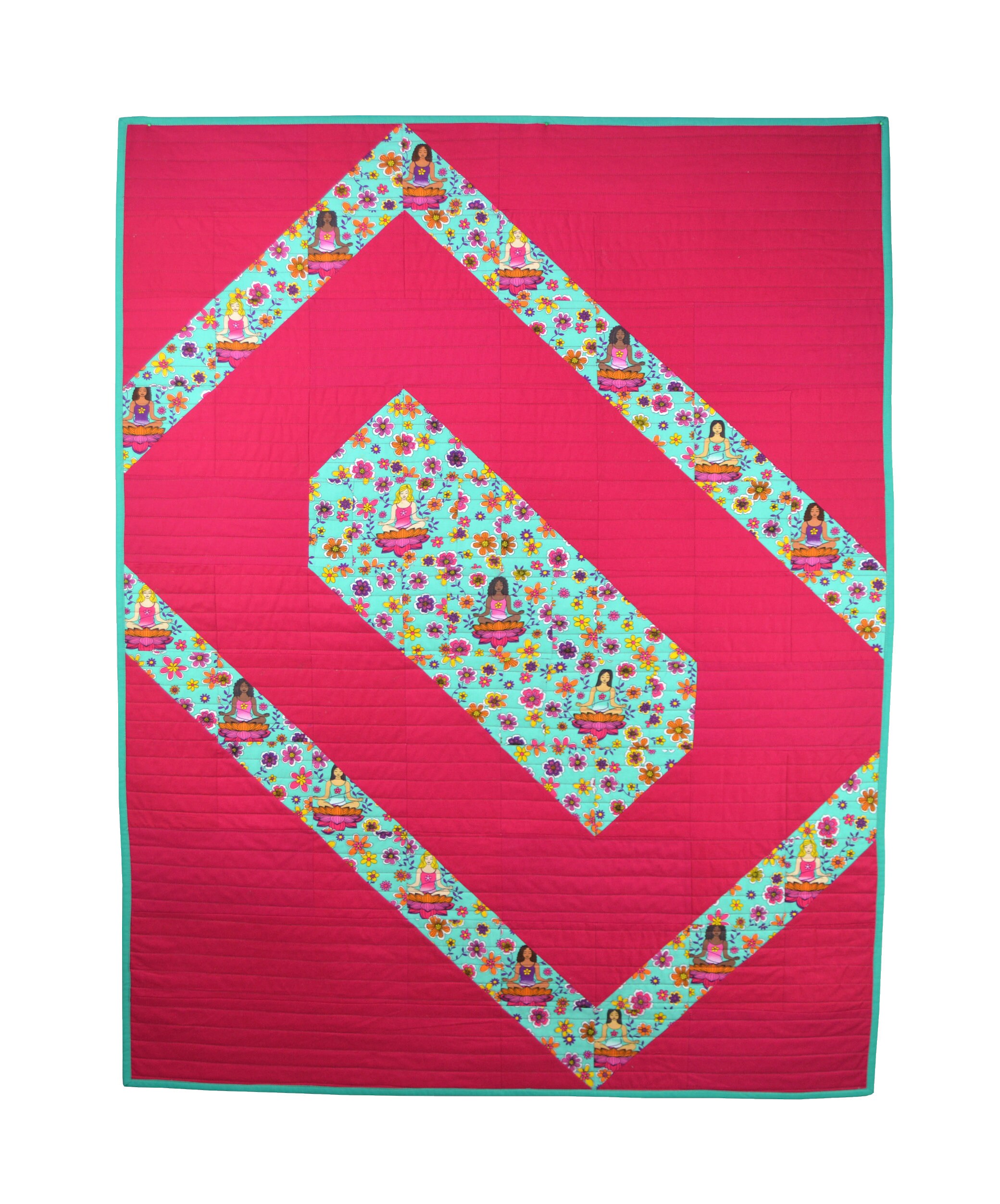 Centred Quilt Pattern PDF Download Original Modern Quilting - Etsy