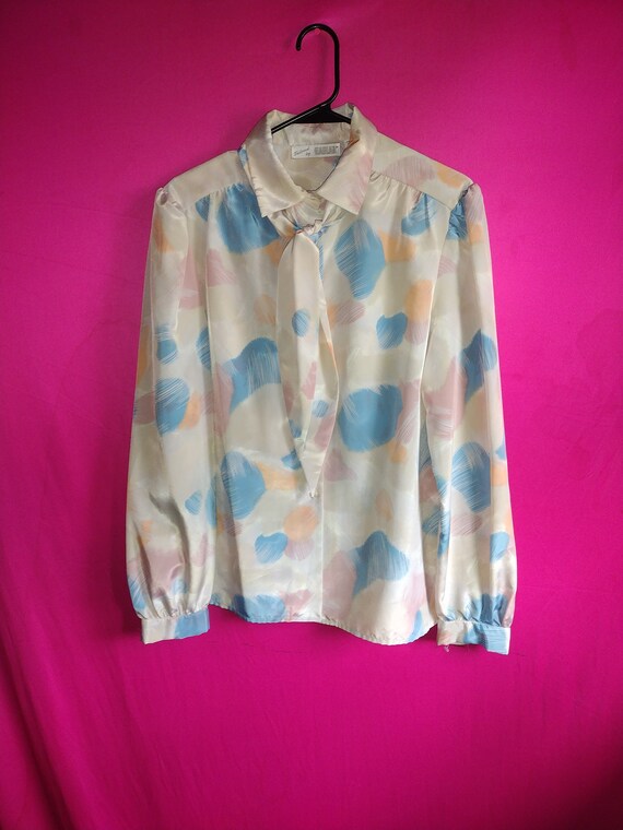 vintage 1980s blouse - Gem