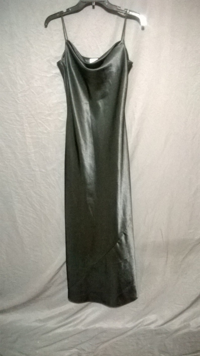 Vintage Black Long Bombshell Dress by Yessica - Etsy