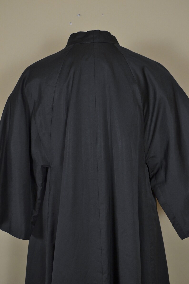 1940s/50s Black Caped Opera Coat // Vintage Tie Formal Cape - Etsy