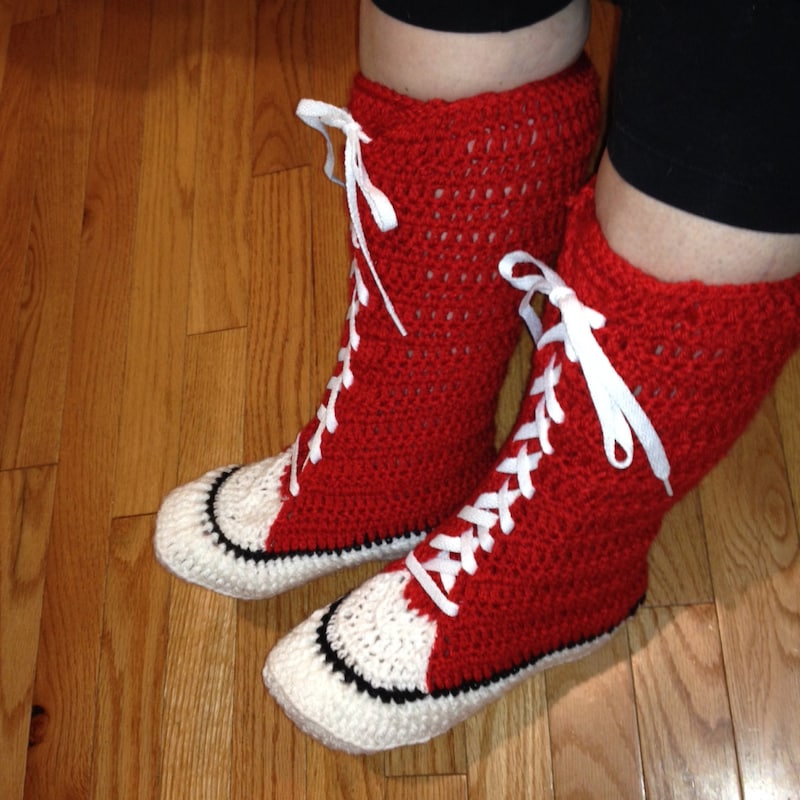 Crochet Converse Pattern - Etsy