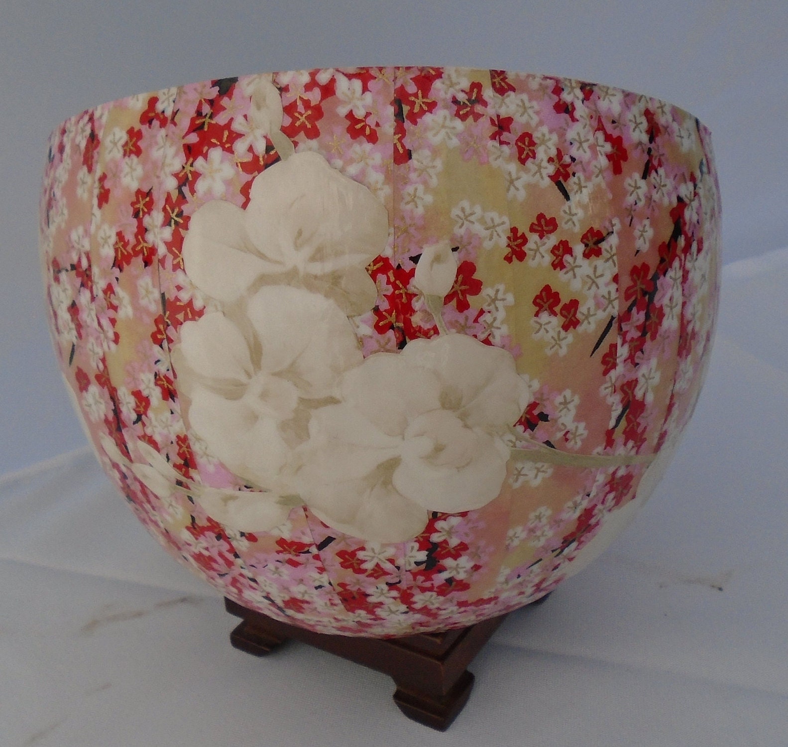 SOLD! Bowl: "under the Cherry Trees" - Etsy