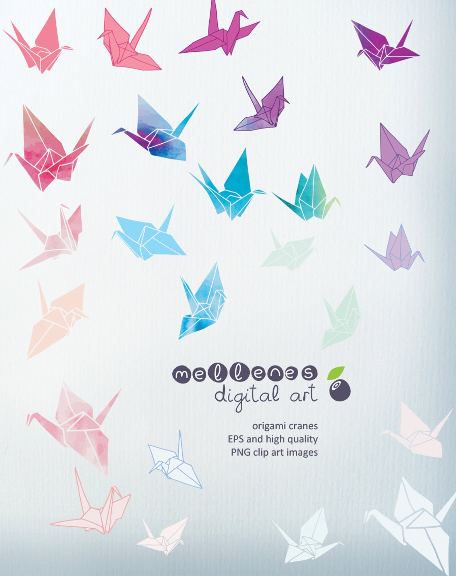 Set of 24 Vector Downloadable EPS and High Quality PNG Clip - Etsy