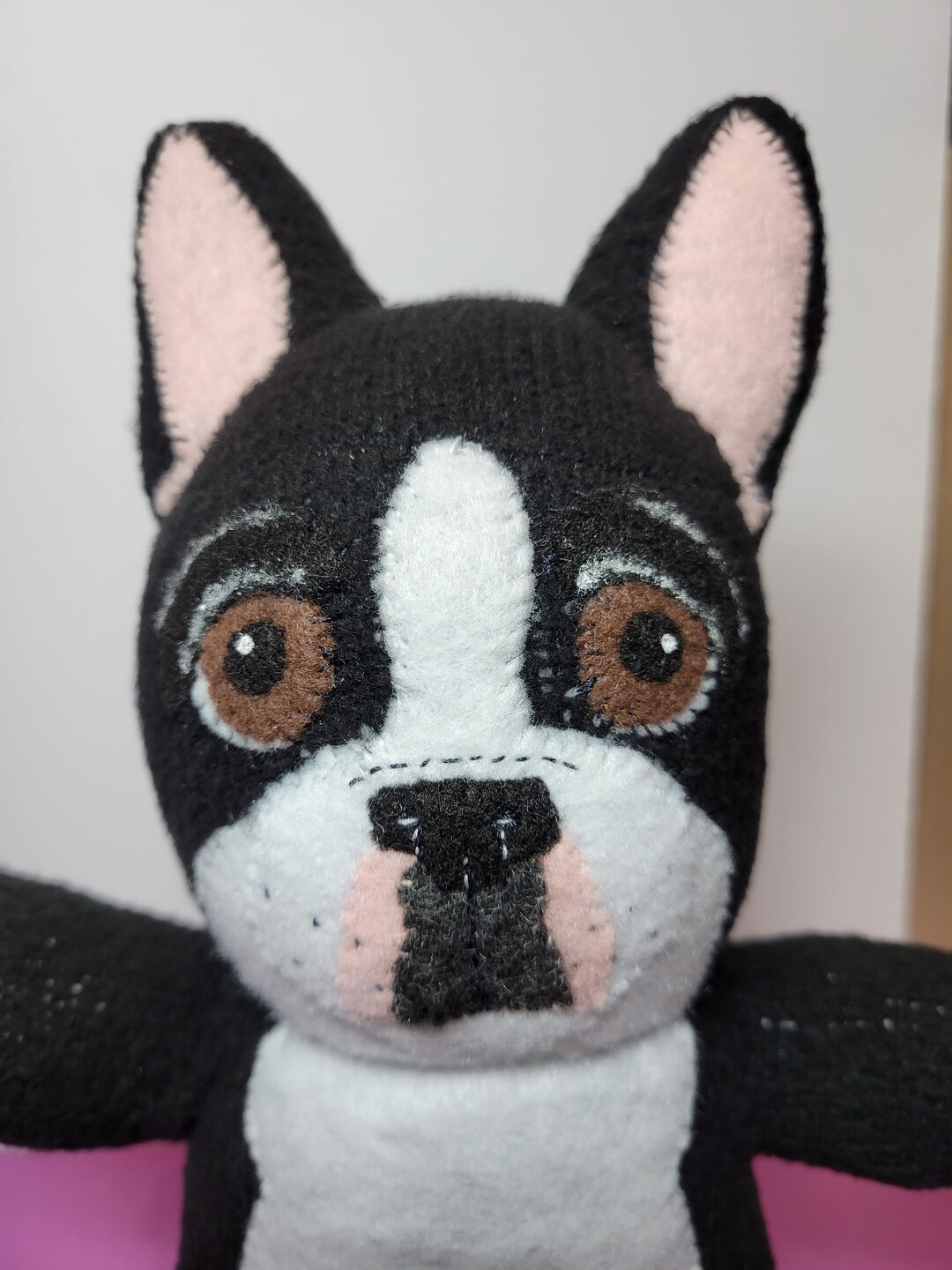 Sock Boston Terrier Plushie - Etsy