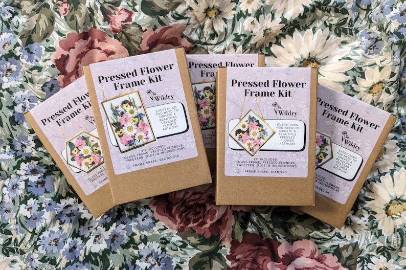 DIY Kit: Pressed Flower Frame - Etsy