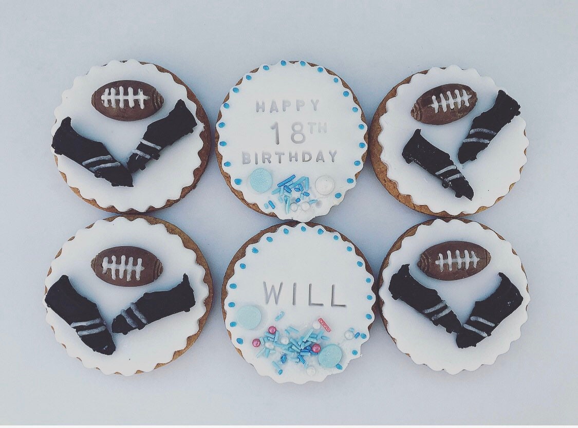 Sports Cricket Football Golf Iced Biscuits - Etsy Ireland