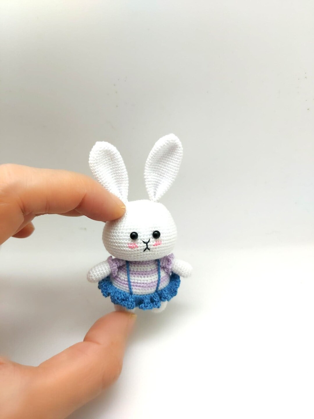 Mini Bunny, Miniature Bunny Tiny Doll, Miniature Doll, Pocket Pal. - Etsy